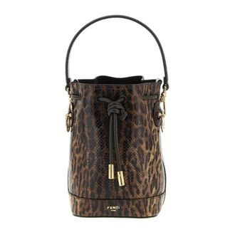 Fendi Leopardenmuster-Beuteltasche - - Bags - Damen - Braun - ONE SIZE
