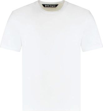 Palm Angels Homme, Tops, Blanc, Taille: XL T-shirt classique en coton (lot de 3)