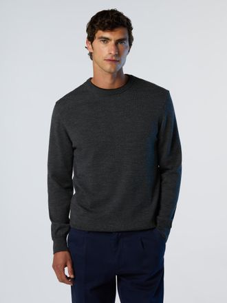 North Sails Pullover Rundhalsausschnitt aus Merinowolle