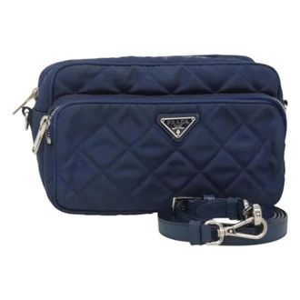 Prada Pre-owned Vintage Schultertasche - - Pre-owned - Damen - Blau - ONE SIZE