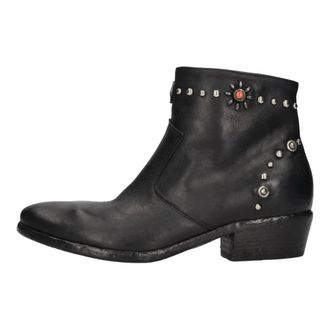 Strategia A5703 Leder Stiefeletten - - Shoes - Damen - Schwarzk - 41 EU