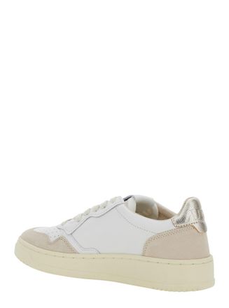 Autry Womens Low Top Sneakers Medalist White Leather Cow Trainers