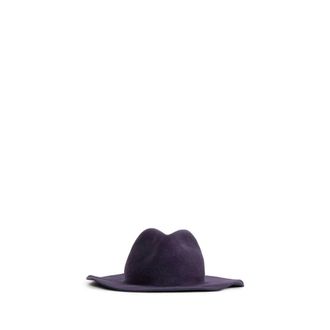 Yohji Yamamoto Femme, Accessoires, Violet, Taille: M Darts Crown Hat