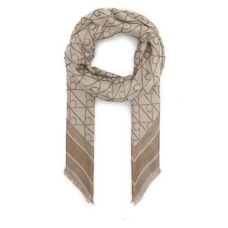 Calvin Klein Tuch Calvin Klein Emblem Aop Jacquard Square Scarf LV04F8080G Beige