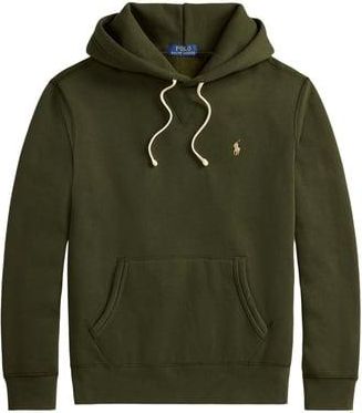Polo Ralph Lauren Sweat droit &agrave; capuche en coton m&eacute;lang&eacute;
