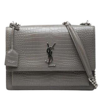 Saint Laurent Pre-owned The Sunset Shoulder Bag - - Pre-owned - Damen - Grau - ONE SIZE