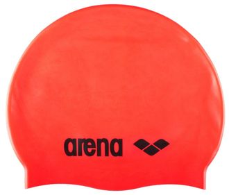 Arena Classic Unisex Silikon-Badekappe, Schwimmkappe für Frauen und Männer, Badekappe mit Verstärktem Rand, Weiche und Strapazierfähige Schwimmkappe