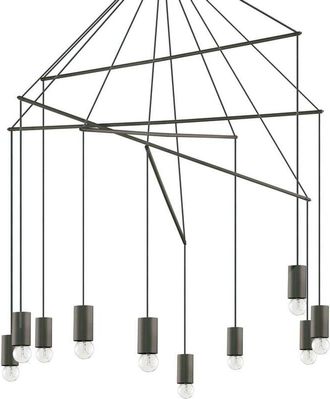 Ideal Lux Pop - Light Cluster Deckenanh&auml;nger Schwarz - Ideal Lux