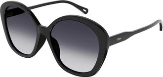 Chlo&eacute; unisex, Accessoires, Noir, Taille: 55 MM Lunettes de soleil