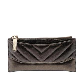 Chanel Pre-owned Quilted Pouch - - Pre-owned - Damen - Braun - ONE SIZE