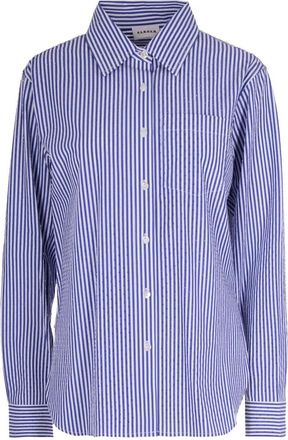 P.A.R.O.S.H. P.a.r.o.s.h., Femme, Blouses et Chemises, Multicolore, Taille: 42 FR Chemise ray&eacute;e &agrave; col