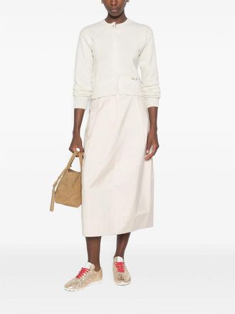 A.P.C. Fine-Knit Wool Cardigan - White