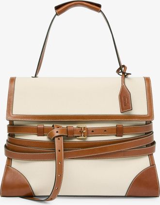 Moschino Sac &agrave; main Moschino Tie Me - Blanc