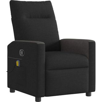 vidaXL Massagesessel Schwarz Stoff - Vidaxl