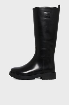 Gerard Darel Bottes en cuir &agrave; semelles crant&eacute;es - ELEA - Noir
