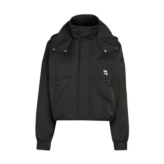 Karl Lagerfeld Ikon Nylon Jacket - - Jackets - Damen - Schwarzk - S