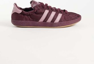 adidas Originals Jabbar Ruche baskets en bordeaux et mauve, exclusivit&eacute; ASOS-Rouge