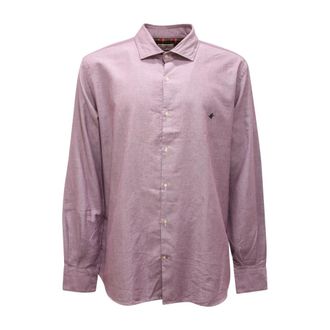 Brooksfield Bordeaux Hemd - - Shirts - Herren - Rot - 4XL