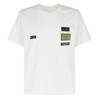 Maison Margiela Label Patch T-shirt - - Tops - Herren - Wei&szlig; - XL