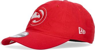 New Era Atlanta Hawks Gebogener Schirmkappe - - Accessories - unisex - Rot - ONE SIZE
