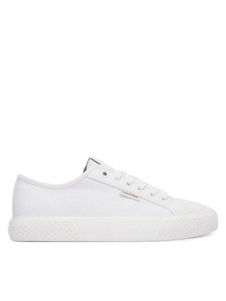 Calvin Klein Sneakers aus Stoff Vulc HW0HW02975 Wei&szlig;