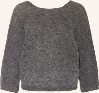 BA&SH Ba&Sh Pullover Isaac Mit Mohair grau