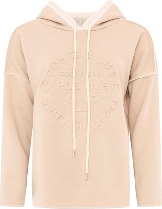 Zwillingsherz Double Face Hoodie Positive Mind - Hochwertiger Oversized Pullover f&uuml;r Damen Frauen - Kuscheliges weiches Sweatshirt mit Kapuze und Kordeln perfekt f&uuml;