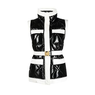 Balmain Veste rembourr&eacute;e sans manches - Femme - Vestes - Noir - Taille: 36 FR