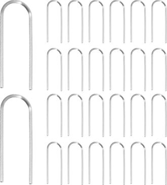Aboofan TEHAUX 60 St&uuml;ck Teiliges Nichrom draht U f&ouml;rmigen Hochtemperaturbest&auml;ndigen Haken und Tragbarer Aufbewahrungsbox f&uuml;r DIY Keramik Glasfusing Schmuck un