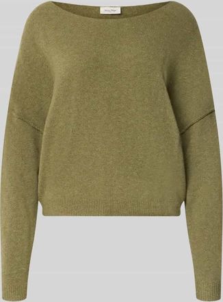 American Vintage Relaxed Fit Strickpullover aus Material-Mix mit Leinen-Anteil