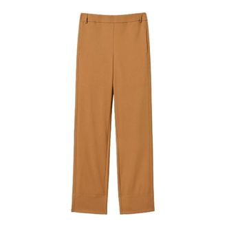 Twinset Femme, Pantalons, Brun, Taille: 36 FR Straight Pantalons