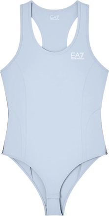 Emporio Armani Emporio Armani Ea7, Femme, Tops, Bleu, Taille: 38 FR Basic Hauts