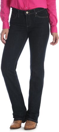 Wrangler Damen Q-Baby Mid Rise Boot Cut Ultimate Reitjeans, ^