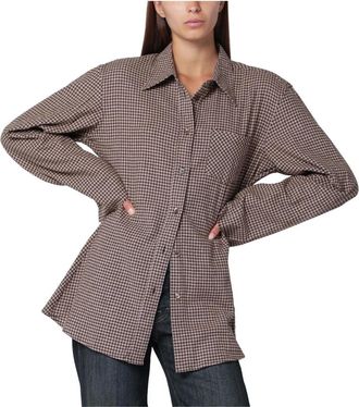 Our Legacy Femme, Blouses et Chemises, Brun, Taille: 38 FR Collection Chemises à Manches Longues