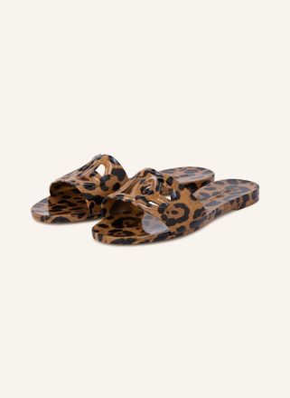 Dolce & Gabbana Pantoletten Mit Cut-Outs braun