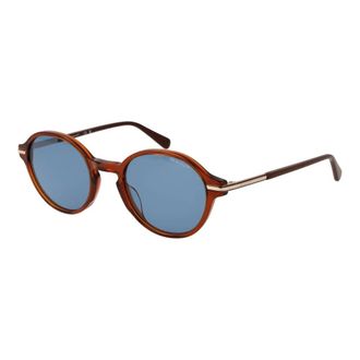 GANT Homme, Accessoires, Brun, Taille: ONE Size Lunettes de soleil rondes en ac&eacute;tate