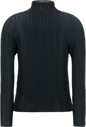 Issey Miyake Wooly Pleats-68 Turtleneck - Navy