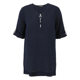 Doris Streich Damen, Blusen & Hemden, Blau, MGr&ouml;&szlig;e