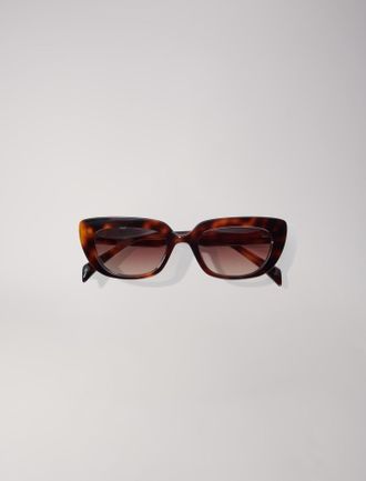 Maje Lunettes Fines Cat Eye En Ac&eacute;tate - Imprim&eacute; - Maje