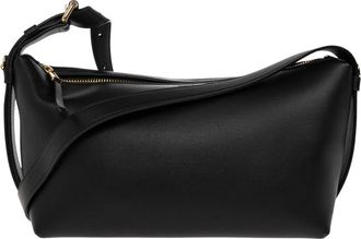 Moschino Ledertasche mit Logo - - Bags - Damen - Schwarzk - ONE SIZE
