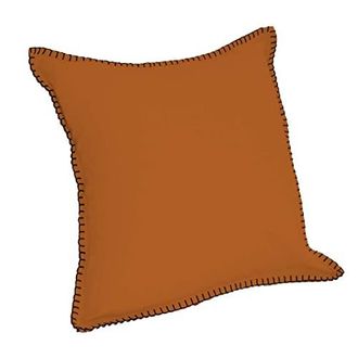 Soleil d'Ocre Spirit Coussin, Coton lav&eacute;, Bronze, 40x40 cm
