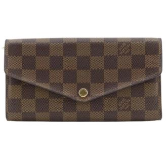 Louis Vuitton Pre-owned Porte Feuille Sarah Damier Lange Geldb&ouml;rse - - Pre-owned - Damen - Braun - ONE SIZE