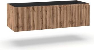 TFT Home Furniture Base avec 1 tiroir ZIP Chêne