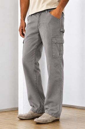 Hempage Hempage Herren vegan Cargohose Robust Asphalt