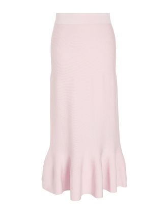 8 by YOOX KNIT HIGH-WAIST MERMAID HEM MIDI SKIRT