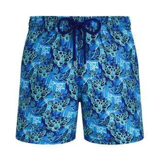 Vilebrequin Moorea Tigresa Badeshorts - - Swimwear - Herren - Blau - L