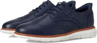 Marc Joseph New York Marc Joseph New York Hill Street pour homme (technologie mains libres), Cuir grainé bleu marine, 42.5 EU