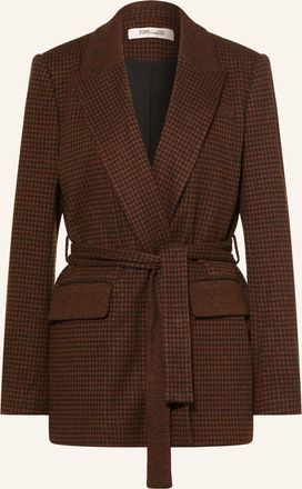 Diane Von F&uuml;rstenberg Diane Von Furstenberg Jerseyblazer Annika In Wickeloptik braun