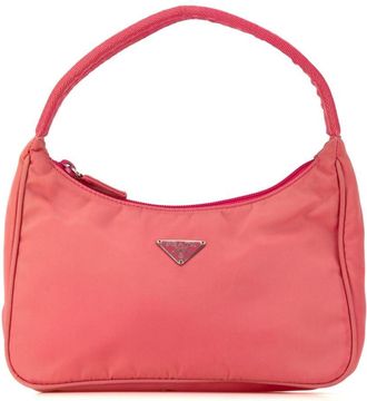 Prada sac porté épaule Tessuto (2000-2013) - Rose
