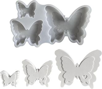 Generic Backformen aus Silikon Schmetterling - Schmetterlingsform aus Silikon, Schmetterlingsform zur Herstellung von Schmetterlingen | Kuchendekorationsform,